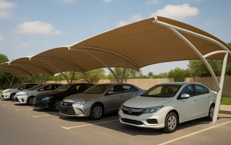 How Do Car Parking Shades Protect Vehicles?-HP Tarp